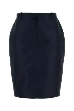 Gucci Navy Faille Skirt - Blue