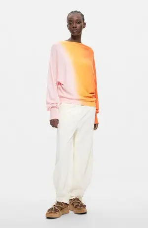 Desigual Gradient Effect Knit Sweater