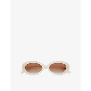Dolce & Gabbana Dg4537 Oval-frame Acetate Sunglasses