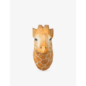 FERM LIVING Giraffe Hand-carved Wooden Hook 9.5cm - Orange