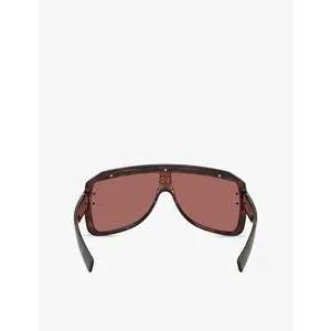 Dolce & Gabbana Dg6205 Shield-frame Acetate Sunglasses