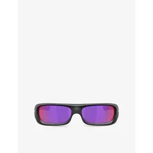 Oakley Oo9520 Rectangle-frame Polycarbonate Sunglasses