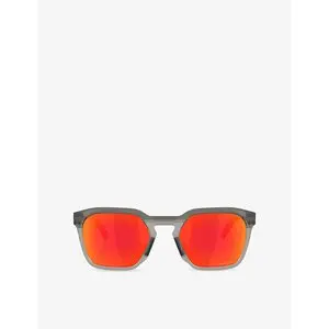 Oakley Oo9533 Square-frame Polycarbonate Sunglasses - Grey