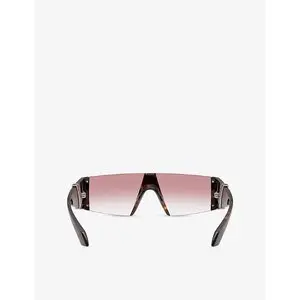 Versace Ve4516 Rectangle-frame Injected Sunglasses