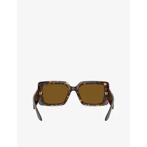 Versace Ve4505u Square-frame Tortoiseshell Acetate Sunglasses