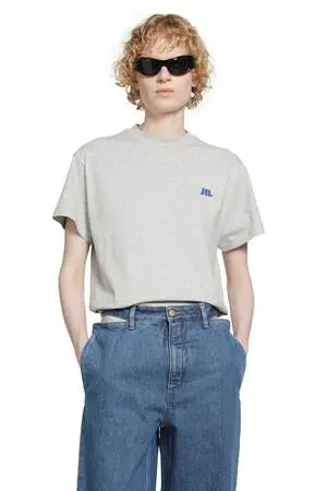 JIL SANDER Cotton Crewneck T-shirt - Grey