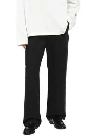 JIL SANDER Cotton Drill Trousers - Black