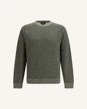 Loro Piana Cotton Crew Neck Sweatshirt Ale