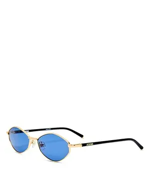 Jacquemus Sirocco Angular Sunglasses - Blue