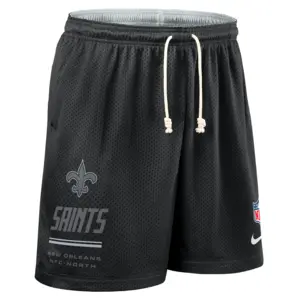 Nike New Orleans Saints Sideline Reversible Dri-fit Nfl Shorts - Black