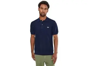 Lacoste Classic Fit Knitted Polo Shirt Sweater - Navy Blue