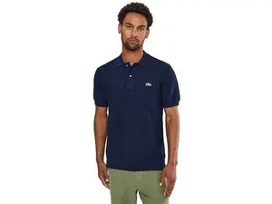 Lacoste Classic Fit Knitted Polo Shirt Sweater Blue - Navy