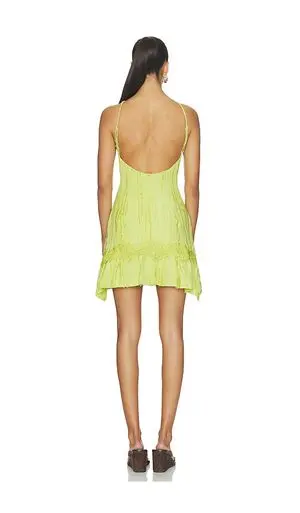 YELLOW THE LABEL Banyan Textured Mini Dress