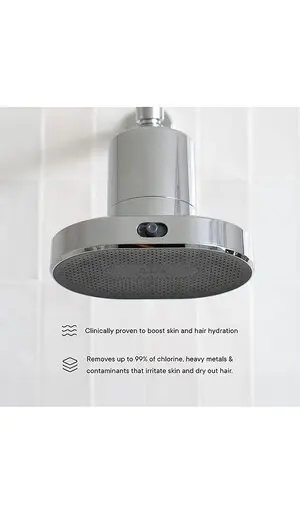 QURE Shower Filter In Metallic