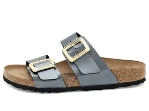 BIRKENSTOCK Sydney Luxe Buckle Sandals - Black