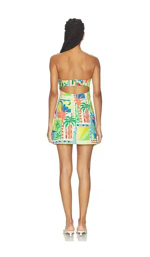 Astr The Label Fatima Strapless Mini Dress