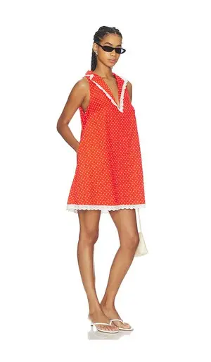 Caroline Constas Polka Dot Mini Dress