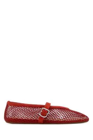 Alaïa Mesh Ballerinas - Red