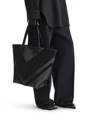 Phoebe Philo Black Suede Pot Cabas