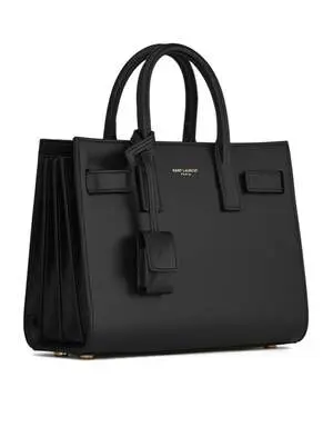 Saint Laurent Smooth Leather Sac De Jour Bag Nano