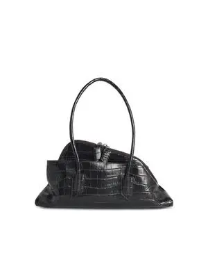 Attico Top Handle La Passeggiata Smallcoffee' Leather Bag - Brown