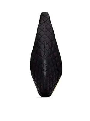 Saint Laurent Icare Hobo Bag In Quilted Nappa Leather - Black