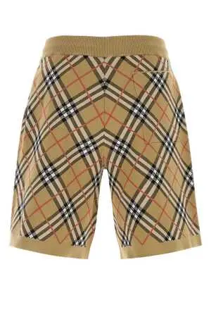Burberry Embroidered Knit Bermuda Shorts