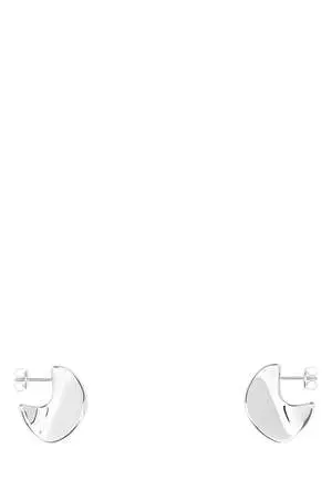 Bottega Veneta Small Disc Earrings - Silver