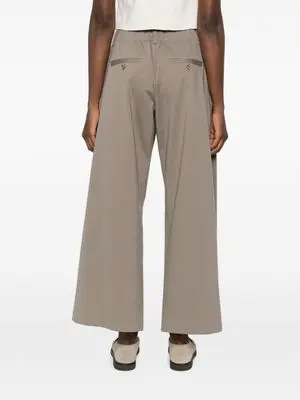 Brunello Cucinelli Wide Leg Drawstring Waist Trousers - Multicolor