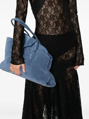 Attico La Passeggiata Medium Leather Shoulder Bag