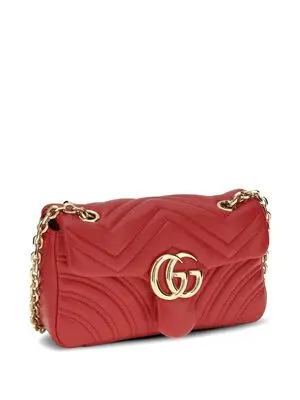 Gucci Gg Marmont Small Leather Shoulder Bag