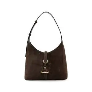 Strathberry Calf Leather Tote Bag With Magnetic Fastening - Brown
