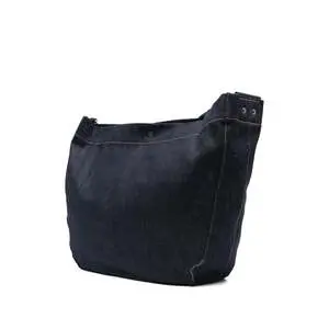 A.p.c. Indigo Cotton Satchel Bag