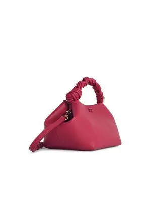 GANNI Small 'bou' Bag In Persian Hamme Leather With Top Handle