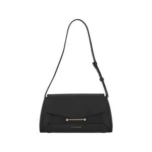 Strathberry Calf Leather Shoulder Bag - Black