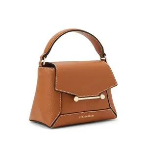 Strathberry Calf Leather Tote Bag With Gold-tone Hardware