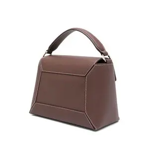 Strathberry Calf Leather Tote Bag - Brown