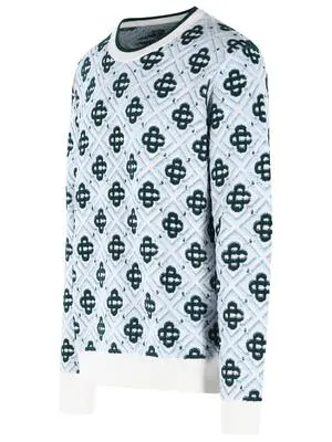 Casablanca Monogram Wool Sweater - Multicolor