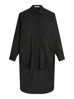 Phoebe Philo Extended Wool Shirt - Multicolor