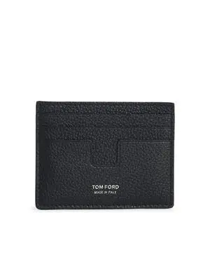 TOM FORD Leather Cardholder - Black