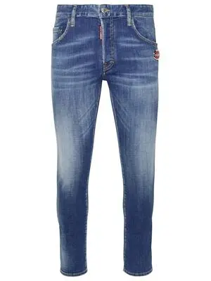 Dsquared2 Skater' Cotton Jeans - Blue