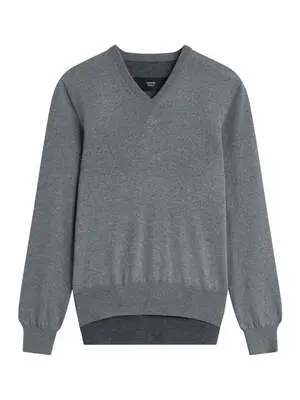 Phoebe Philo V-neck Back Wool Sweater - Multicolor