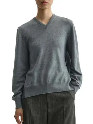 Phoebe Philo V-neck Back Wool Sweater
