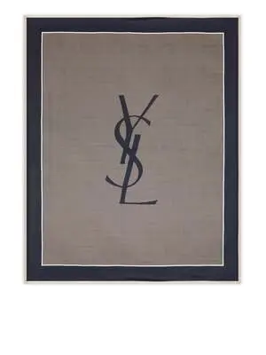 Saint Laurent Cassandre Pareo In Silk Charmeuse - Multicolor