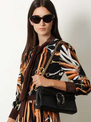 Gucci Acetate Cat Eye Sunglasses