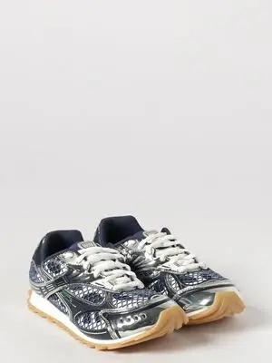 Bottega Veneta Metallic Fabric Sneakers