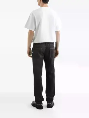 Dolce & Gabbana Embroidered Crystal-embellished Jeans