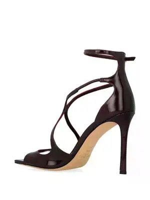 JIMMY CHOO Azia 95 Leather Heeled Sandals