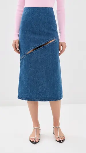 JIL SANDER Denim Skirt