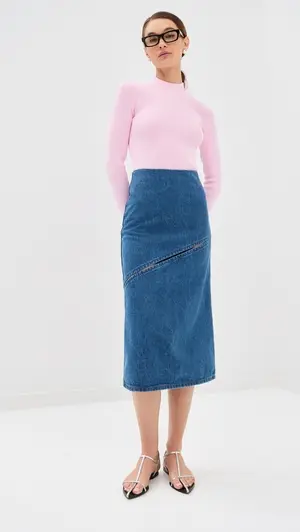 JIL SANDER Denim Skirt